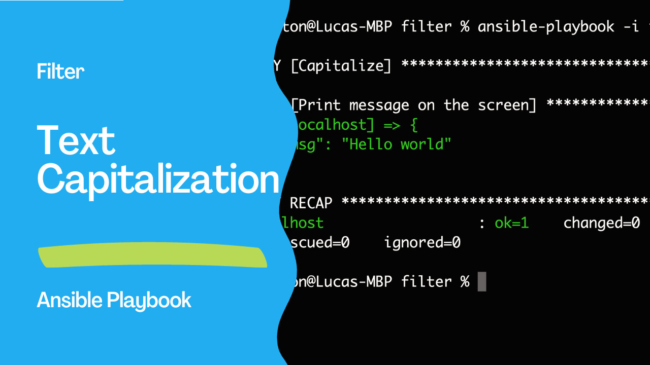 Automate Text Capitalization With Ansible Playbooks